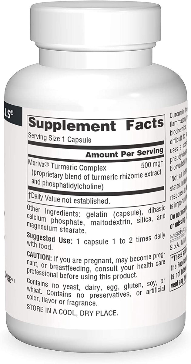 Turmeric with Meriva 500mg for Healthy Inflammatory Response - 60 Caps